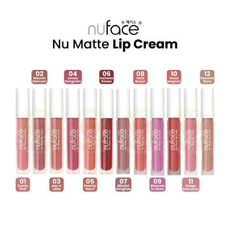 Jual Nuface Nu Matte Lip Cream 4gr Nuface Moisture Lip Cream Shopee Indonesia