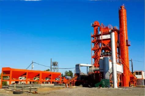 Asphalt Batching 160 Tph Plant Mobile Mixer Asphalt Mixing For Road