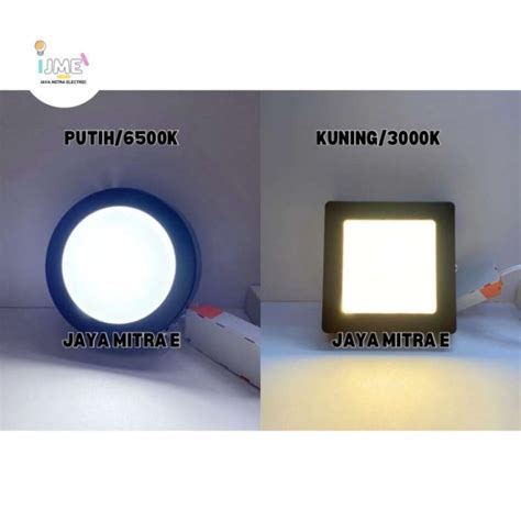 Promo Lampu Panel Led Outbow 6w 6watt Body Hitam Downlight Outbow 6