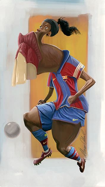 Caricatura Ronaldinho Gaúcho Caricatura digital jogador S Flickr