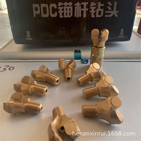 厂家直营矿用pdc锚杆金刚石复合片钻头纤头探水钻金矛钻钻王合金 阿里巴巴