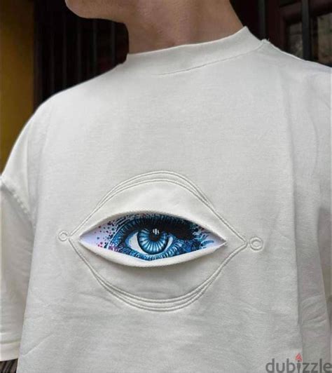 تيشيرت العين اوفرسايز تريند الموسم خامة سينجل ليكرا طريقة على الجسم