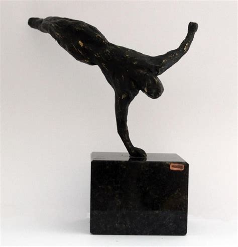 Ryszard Piotrowski An Acrobat XXI Century Bronze Figurative