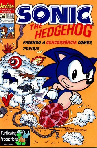 Sonic the hedgehog primeira temporada oitava edição Sonic Amino PT