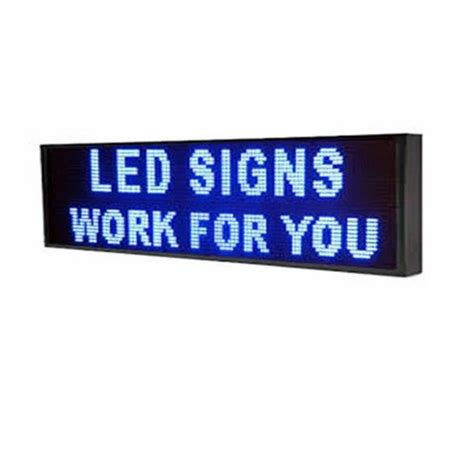 Single Blue Color Led Display Board At Rs 1800 Sq Ft Single Color