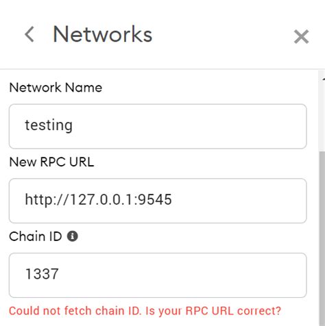 What Is The Chain Id For Metamask Associated With Truffle Develop