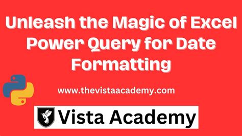Unleash The Magic Of Excel Power Query For Date Formatting Youtube