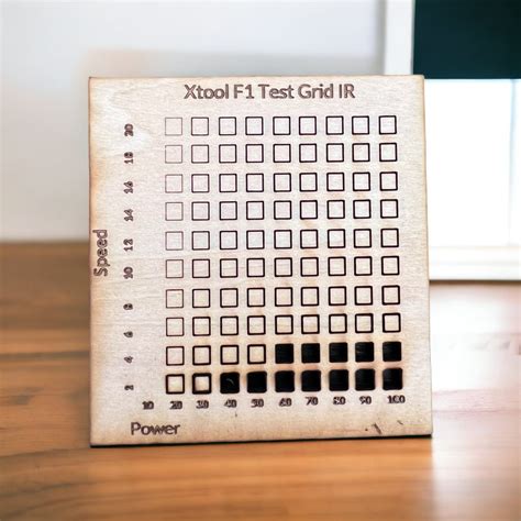 Xtool F1 Cutting Blue Light Test Grid For Xtool Creative Suite Xcs
