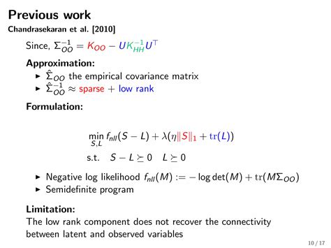 Learning The Structure Of Gaussian Graphical Models With Unobserved