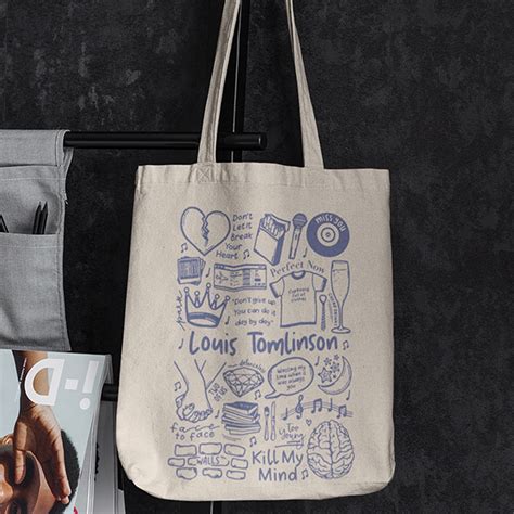 Bolsa Sacola Ecobag Louis Tomlinson Musics Cantor Shopee Brasil
