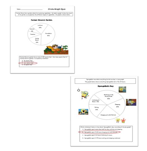 Circle Graph Practice Amped Up Learning
