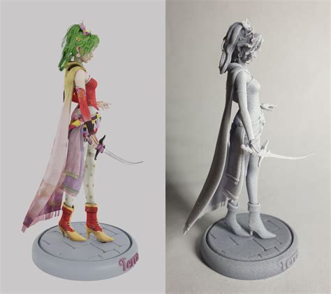 蒂娜 最终幻想3d打印模型 蒂娜 最终幻想3d打印模型stl下载 人物3d打印模型 Enjoying3d打印模型网