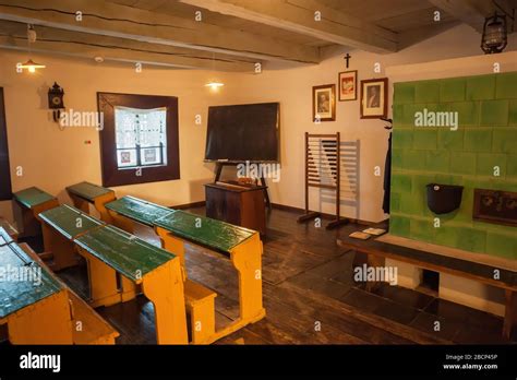 Old Classroom In The Ethnographic Museum In Krakow Poland Permament
