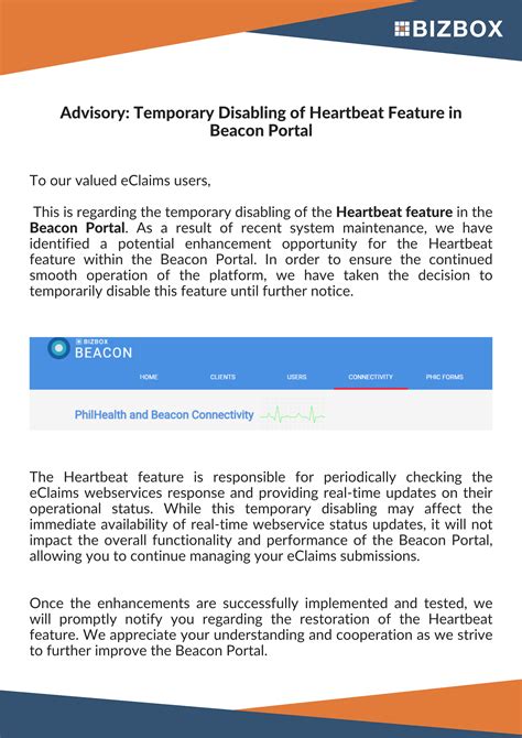 May 17 2023 Advisory Temporary Disabling Of Heartbeat Feature In