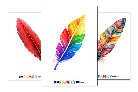 Free Printable Feather Template Pattern Pattern And Stencils