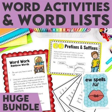 Spelling Activities Bundle 3 Resources For Word Work Mrs Beatties