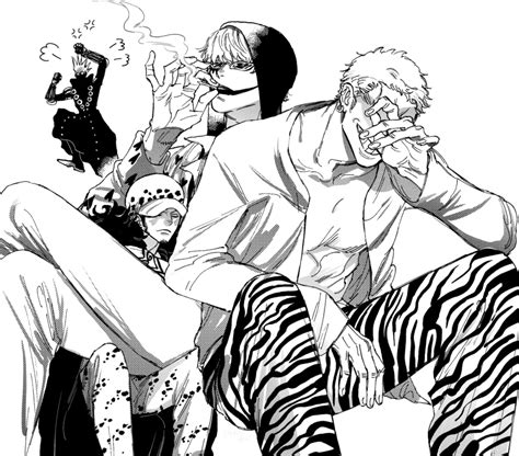 Seno1012 Donquixote Doflamingo Donquixote Rocinante Gladius One