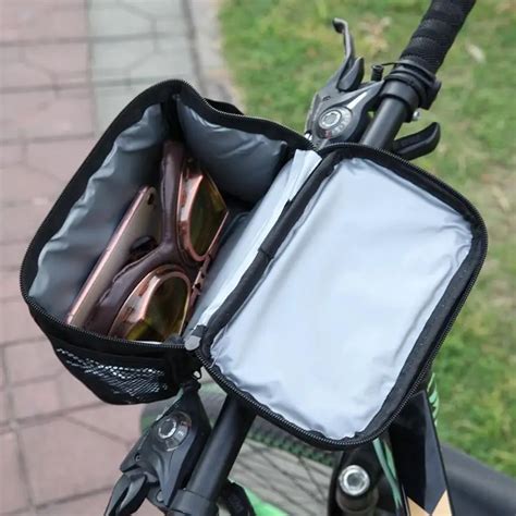 자전거 가방 자전거 앞 핸들 바 가방 터치 스크린 전화 홀더 Mtb 도로 자전거 케이스 자전거 액세서리 사이클링 파우치