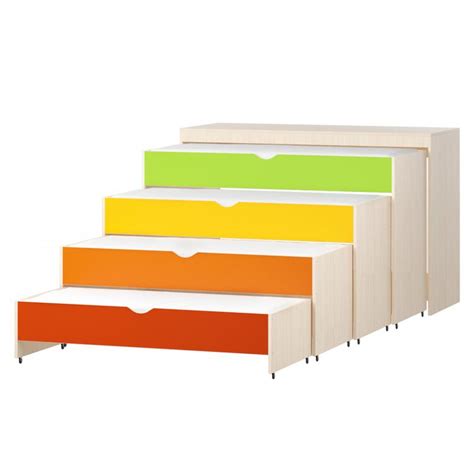 Ліжко 4 ярусне викатне з тумбою — ціна 10100 грн у каталозі Ліжка Купити товари для дому та