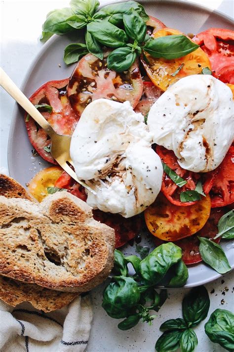 Caprese Burrata With Balsamic Glaze The Fig Jar