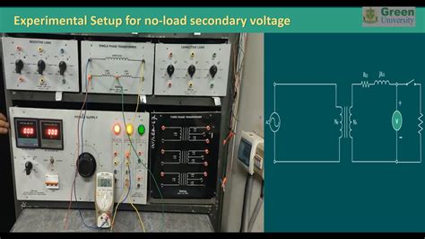 EEE Energy Conversion Lab Exp Voltage Regulation Of A Single Phase Transformer YouTube