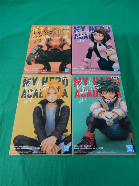 06a193 フィギュア 4種セット 僕のヒーローアカデミア Break Time Collection 緑谷出久上鳴電気爆豪勝己麗日