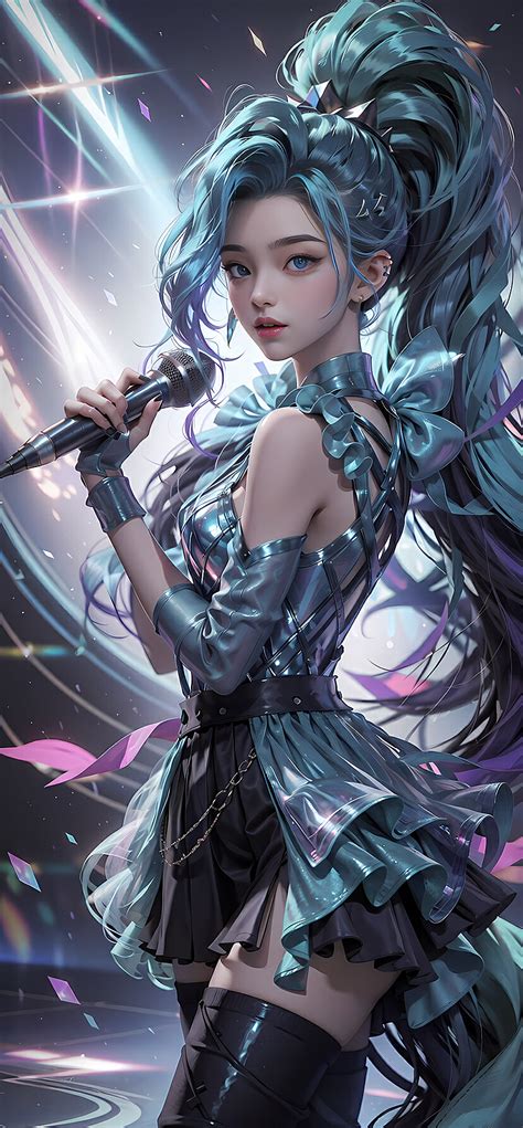 萨勒芬妮 Kda Ai绘图 Lol Stablediffusion麦芒小盆友 站酷zcool
