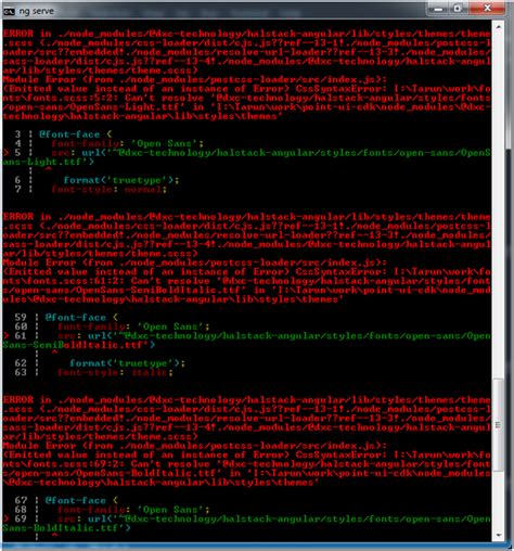 Path Of Font Files Incorrect In Fontsscss · Issue 323 · Dxc