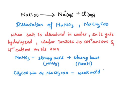 SOLVED When Sodium Chloride Dissolves In Water The Ions Dissociate Or Break Apart In