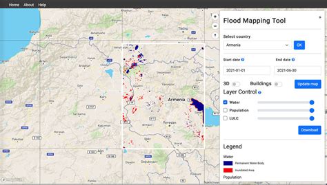 World Flood Mapping Tool Geography Realm
