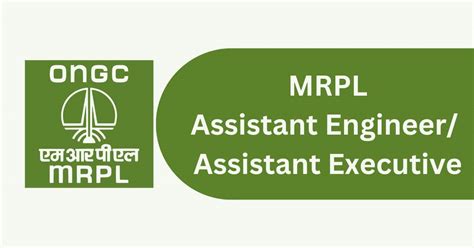 Mrpl Assistant Engineer Assistant Executive Recruitment 2024