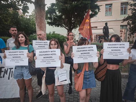 PAME Greece International On Twitter Hotel Workers Of Athens