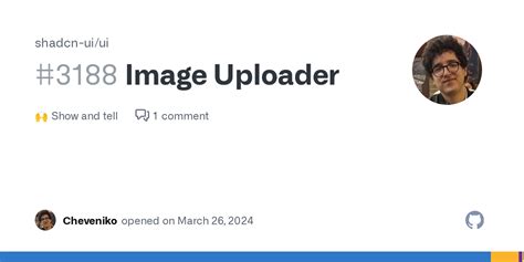 Image Uploader Shadcn Ui Ui Discussion 3188 GitHub