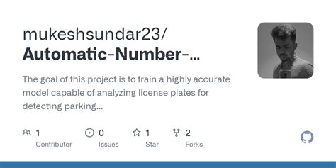 GitHub Mukeshsundar23 Automatic Number Plate Recognition Using YOLOV8