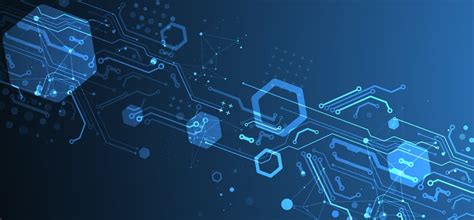 Abstract Ai Circuit Board Background Technology Vector Image