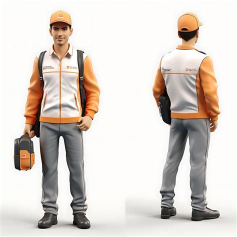 Premium Ai Image 3d Of Bus Driver A Reliable Bus Driver In A Uniform With Com Character