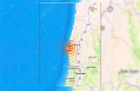 Un Sismo De Magnitud 62 Remece La Zona Centro Y Norte De Chile