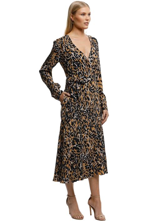 Leopard Midi Dress By Mng For Hire Glamcorner