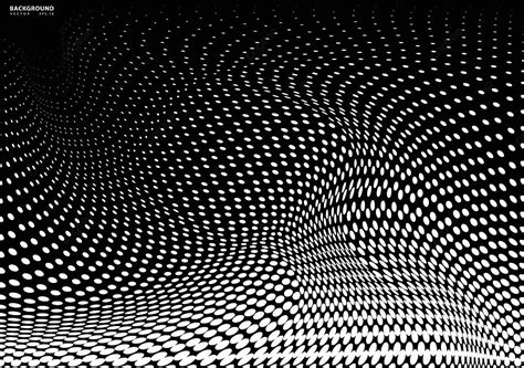 Pola Halftone Futuristik Untuk Maket Desain Dan Media Cetak Vektor Pop