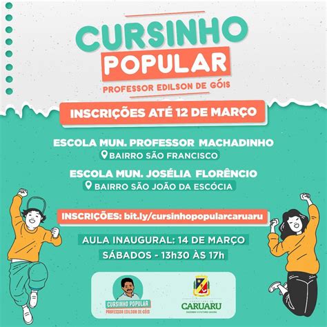 Secretaria De Educação Abre Inscrição Para Cursinho Popular Em Caruaru