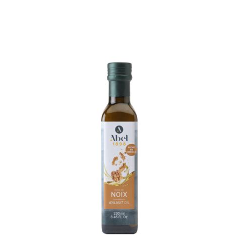 ABEL 1898 WALNUT OIL 250 ML GLASS BOTTLE Huilerie De Lapalisse