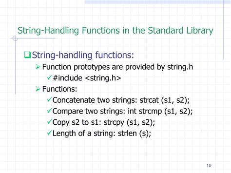 Ppt Review Of Chapter 10 String And Pointers Powerpoint Presentation