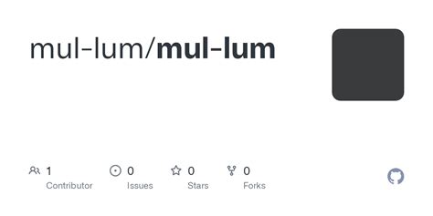 GitHub Mul Lum Mul Lum