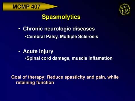 Ppt Spasmolytics Powerpoint Presentation Free Download Id 500615