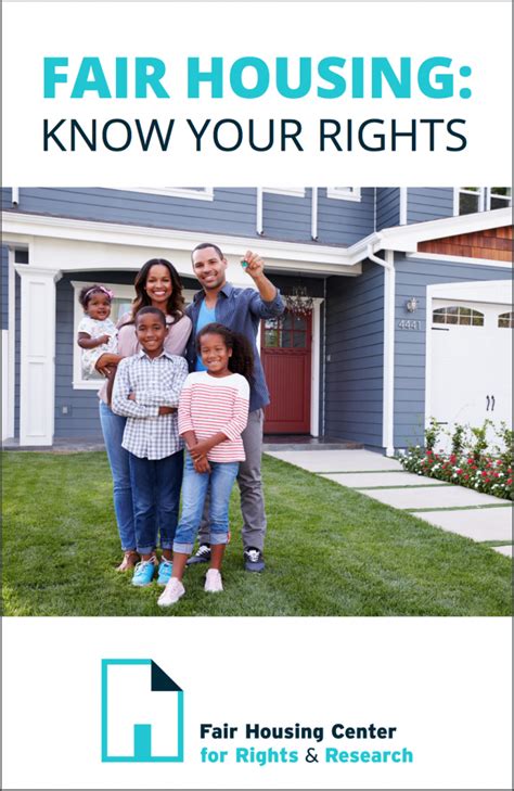 Know Your Fair Housing Rights Fair Housing Center For Rights And Research