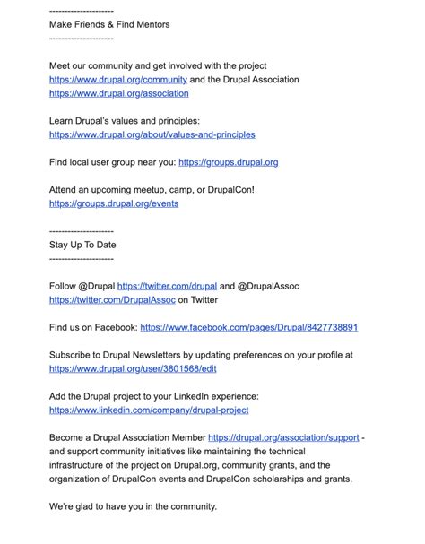 Promoting Contribution From The User Registration Drupal Org