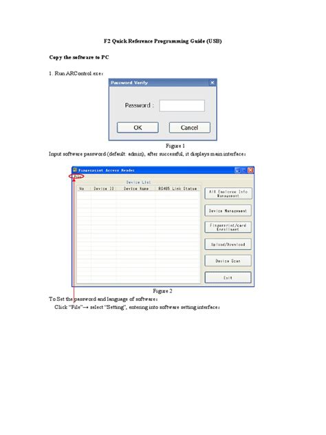 F2 Quick Programming Guide Pdf Computer Engineering System Software