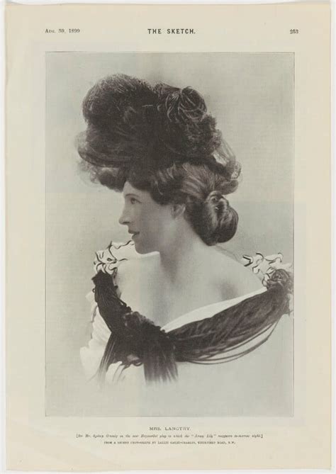 Npg X203017 Lillie Langtry Portrait National Portrait Gallery