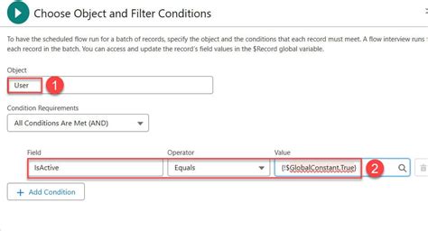 auto deactivate users with schedule triggered flow in salesforce