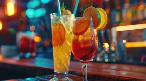 Premium Photo Coctails